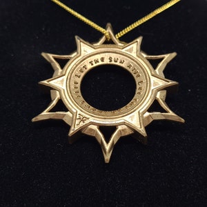 Symbol of Pelor the Dawnfather Cosplay accessory and DnD | Etsy