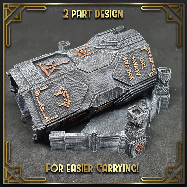 Dwarven Dice Tower for Tabletop Rpg's and Boardgames - Etsy