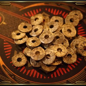 Electrum Coins Board Game Coins for D&D and Other Rpgs - Etsy
