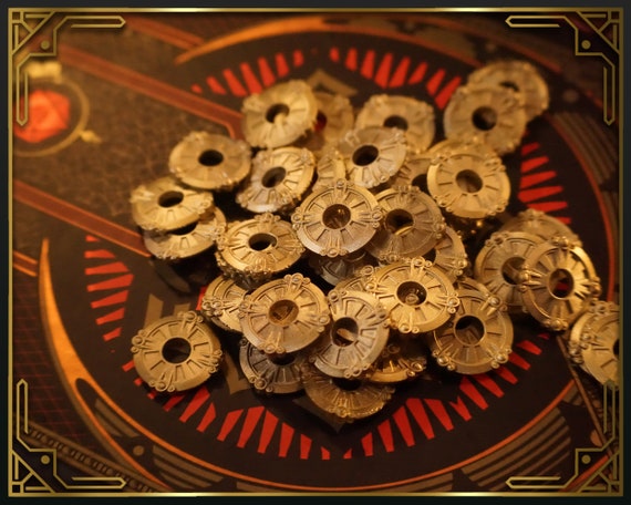 Electrum Coins Board Game Coins for D&D and Other Rpgs - Etsy