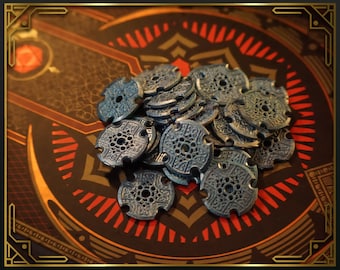 Mithril Coins Board Game Coins for D&D and Other Rpgs | Etsy