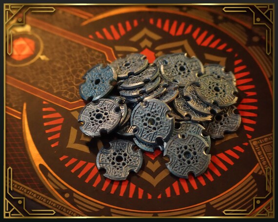 Mithril Medallions Board Game Coins for D&D and Other Rpgs - Etsy