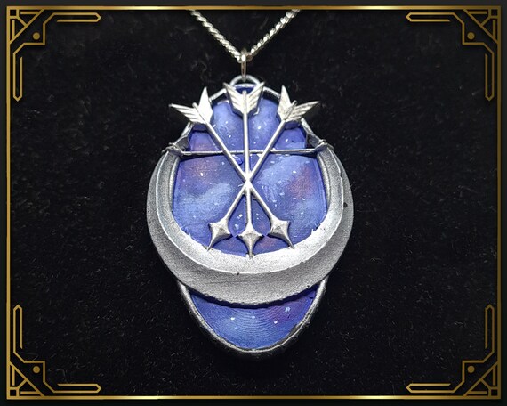 Symbol of Sehanine the Moonweaver Cosplay Accessory and - Etsy