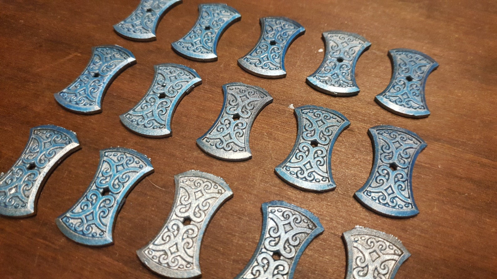 Mithril coins Board Game Coins for D&D and other RPGs | Etsy