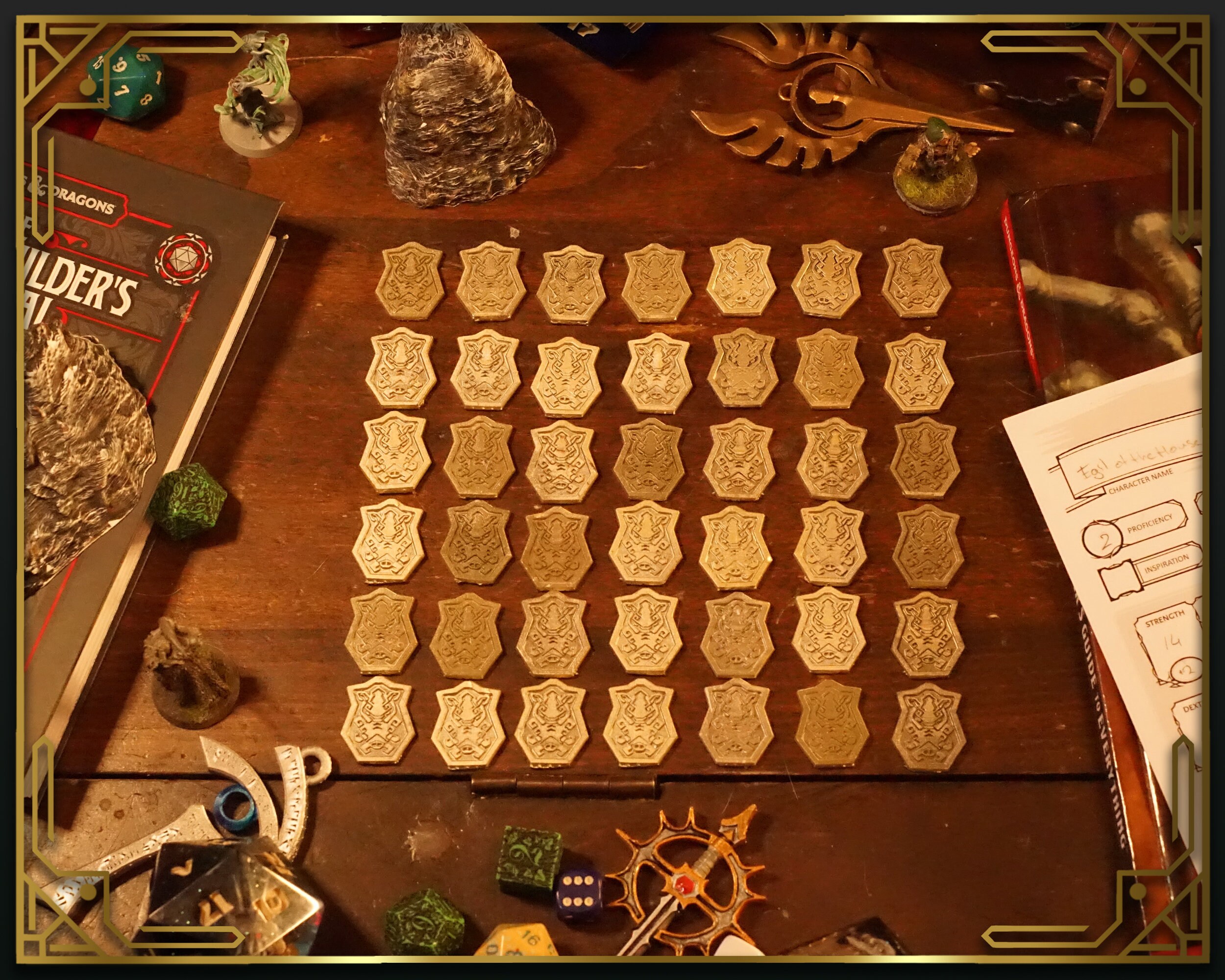 Electrum Coins Board Game Coins for D&D and Other Rpgs | Etsy