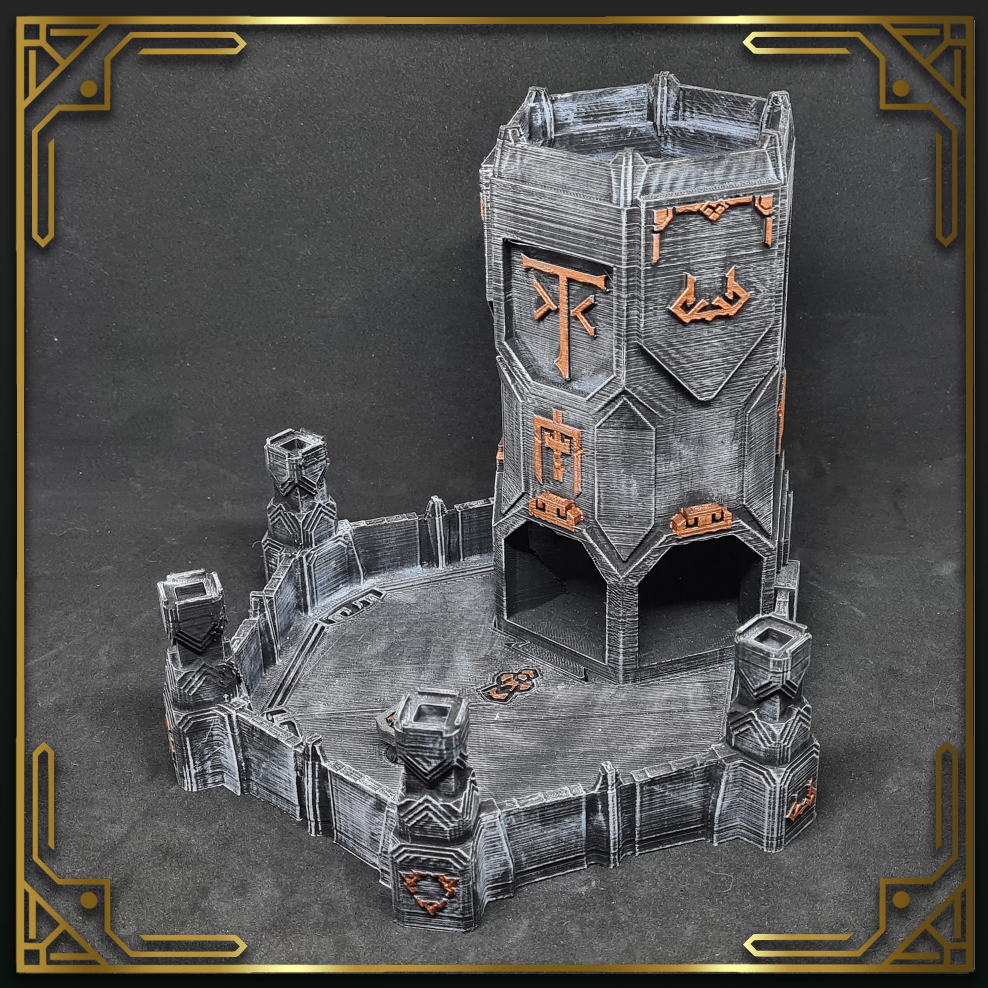 Dwarven Dice Tower for Tabletop Rpg's and Boardgames | Etsy
