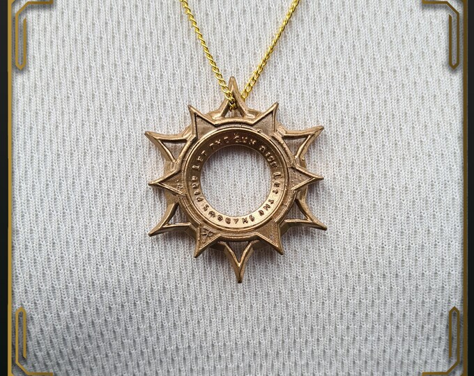 Tabletop Necklace Pelor/dawnfather - Etsy