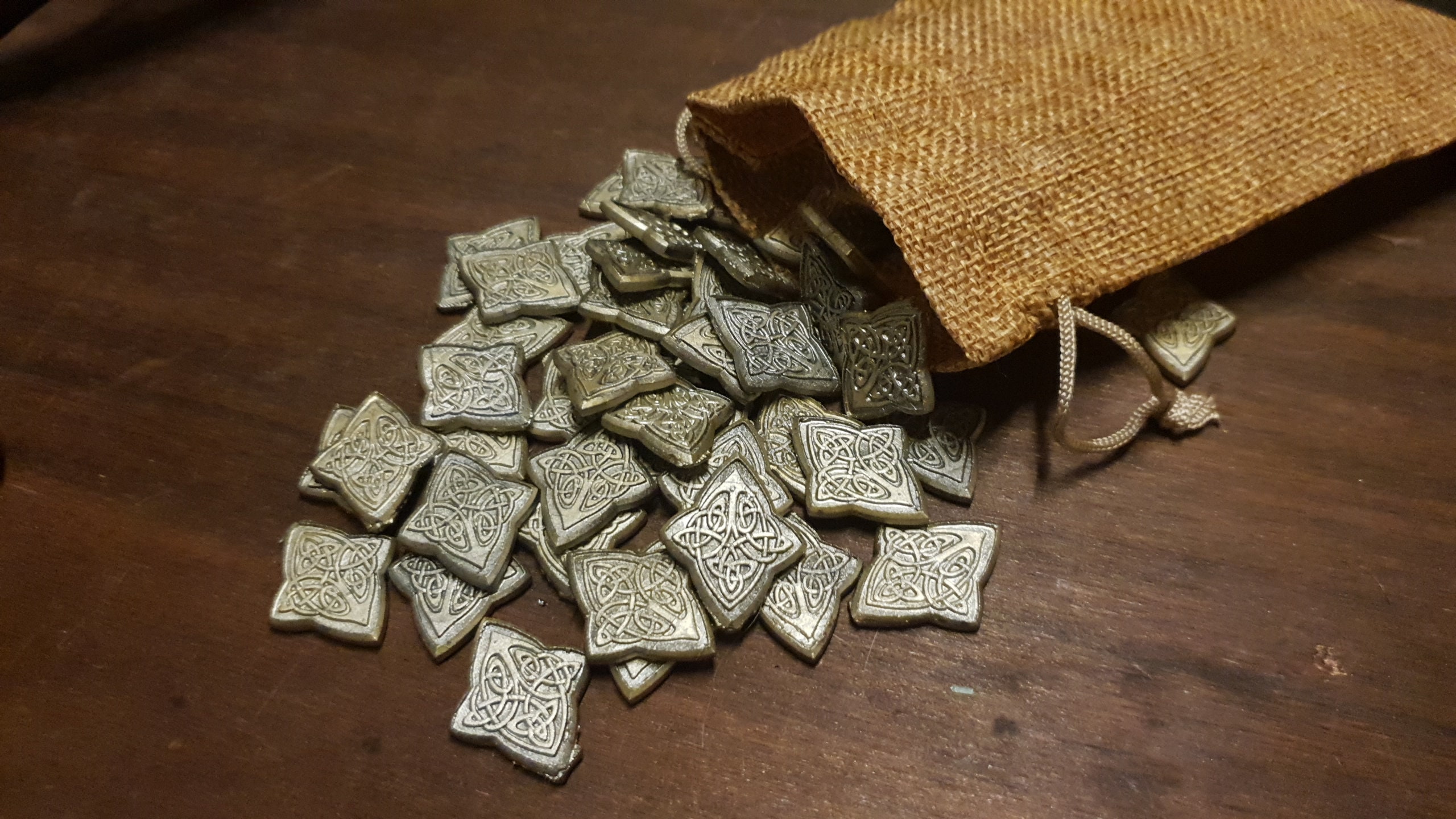 Electrum coins Board Game Coins for D&D and other RPGs | Etsy