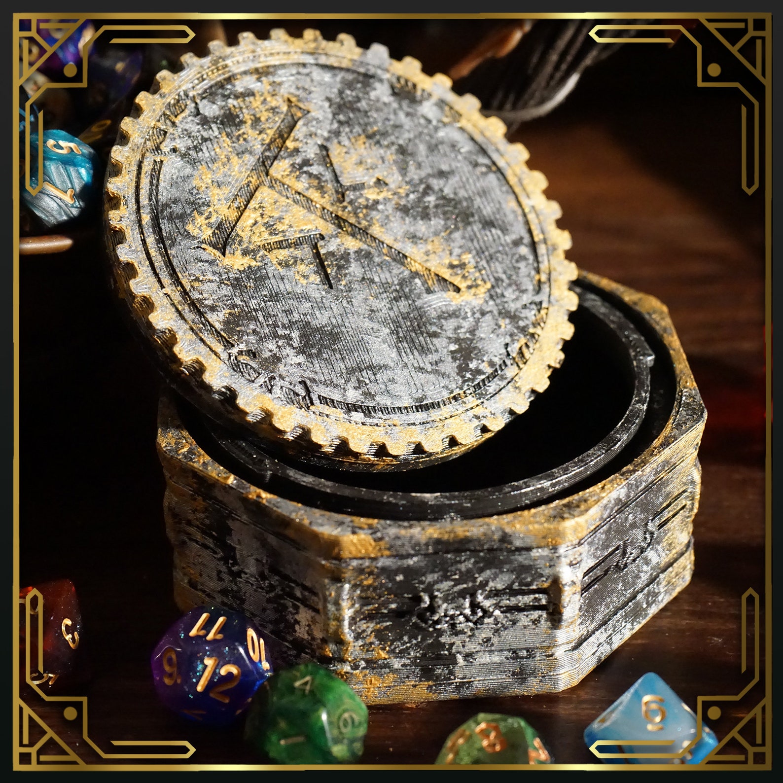 Dwarven Dice Vault Medium Size for Tabletop Rpg's and - Etsy