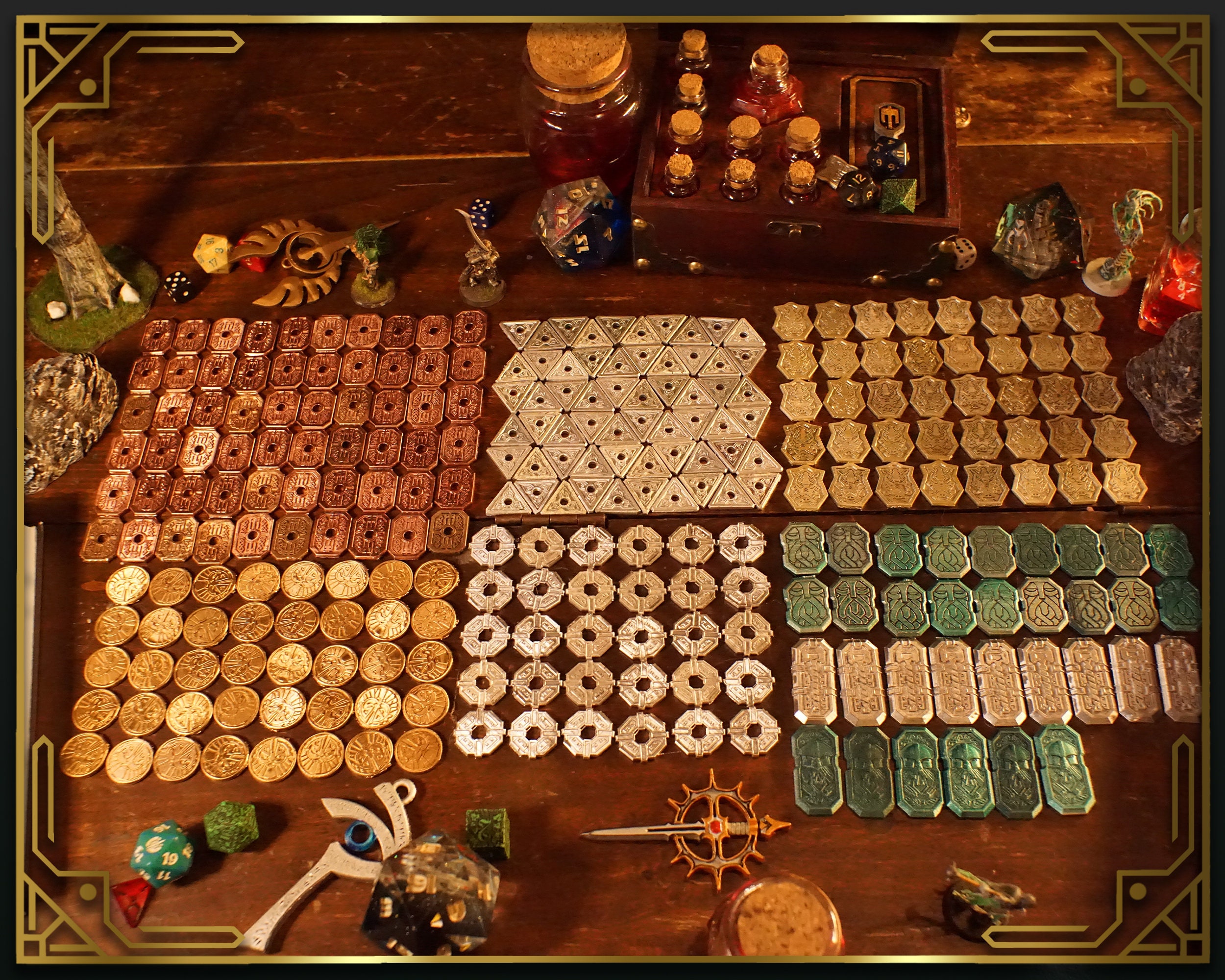 Otherworldly Riches Board Game Coins for D&D and Other Rpgs - Etsy