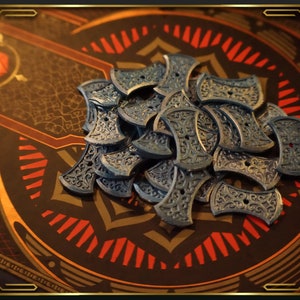 Mithril Coins Board Game Coins for D&D and Other Rpgs | Etsy