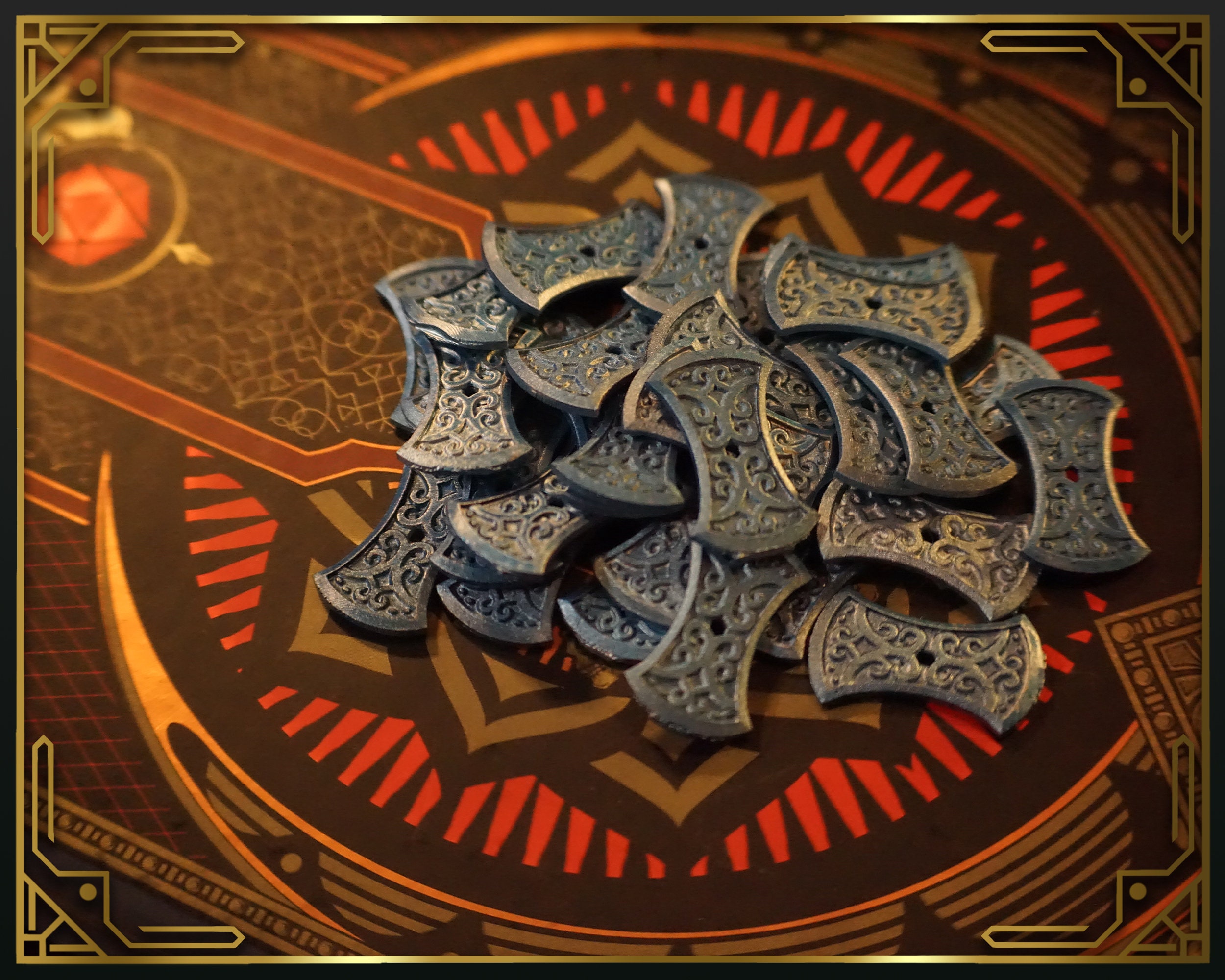 Mithril Coins Board Game Coins for D&D and Other Rpgs | Etsy