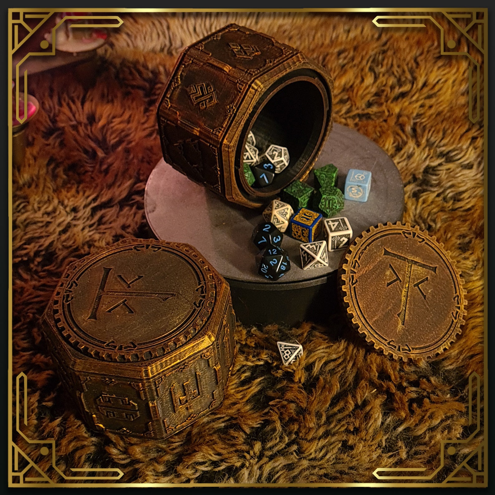 Dwarven Dice Vault Large Size for Tabletop Rpg's and - Etsy