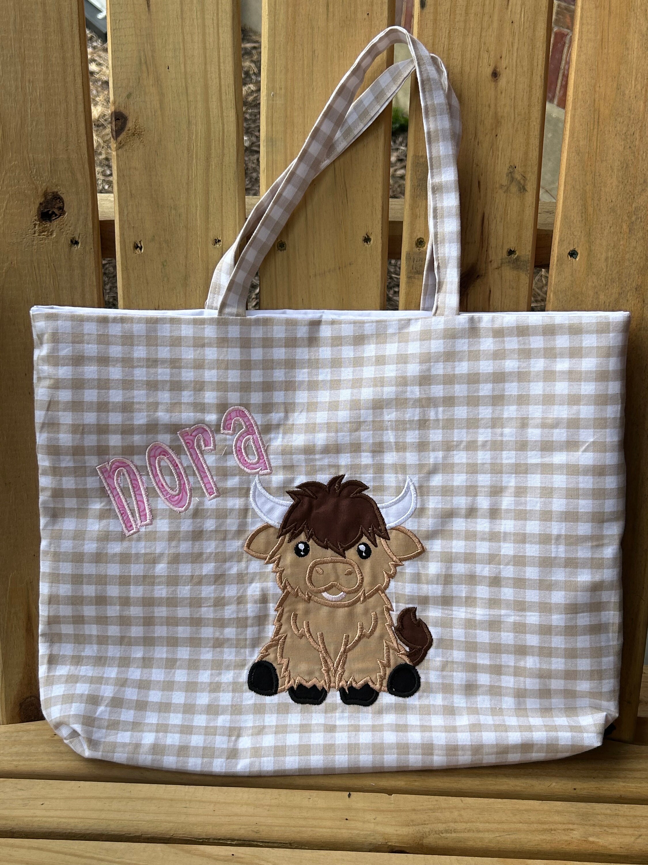 Highland Cow Tote Bag, Highland Cow Baby Bag, Cow Bag, Hughland Cow ...