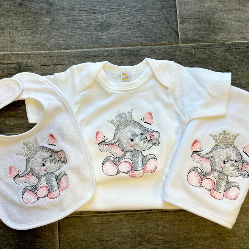 Elephant Baby Girl - Etsy