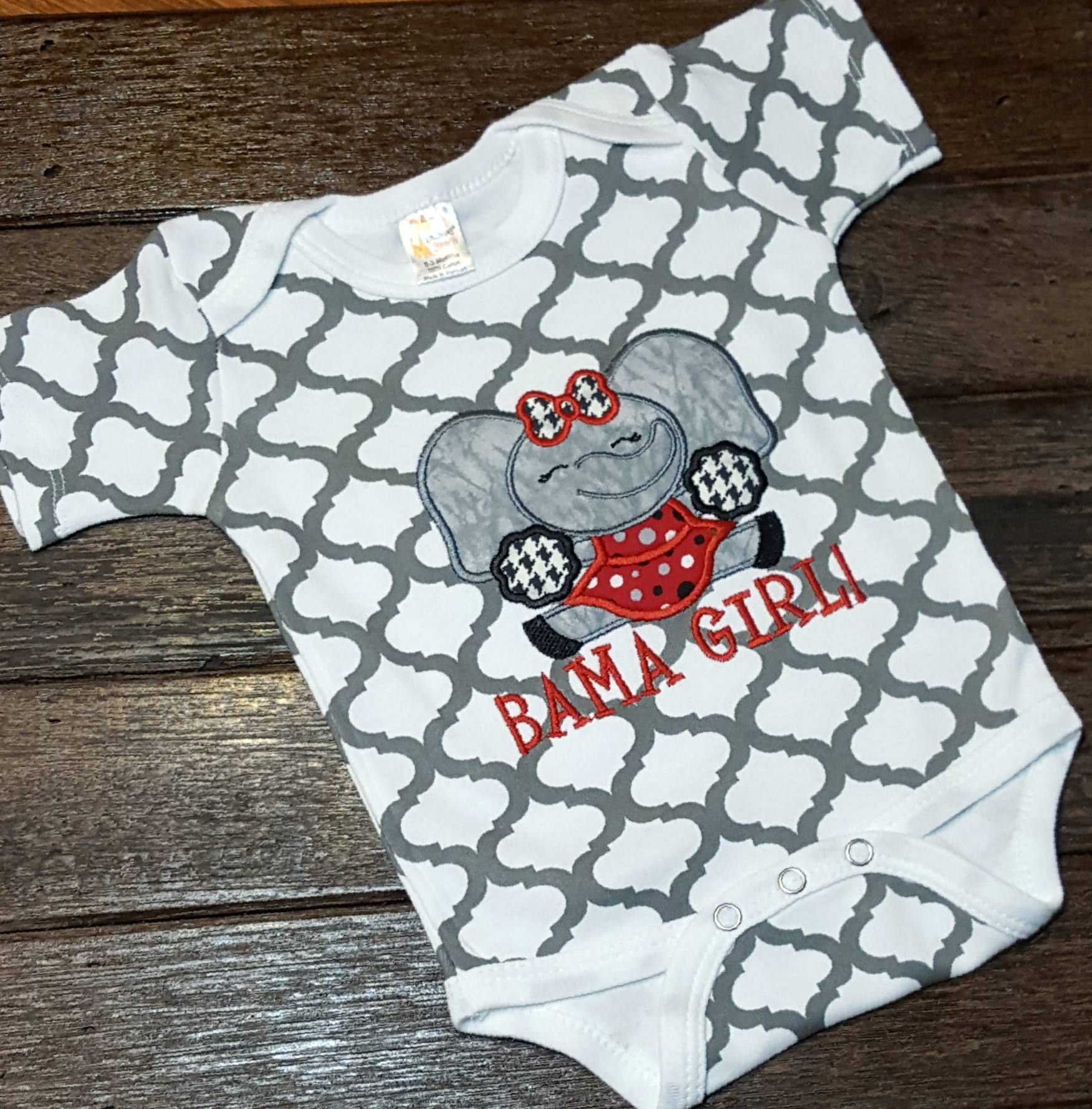 Alabama Cheerleader Bodysuit Elephant Cheerleader Bodysuit Etsy