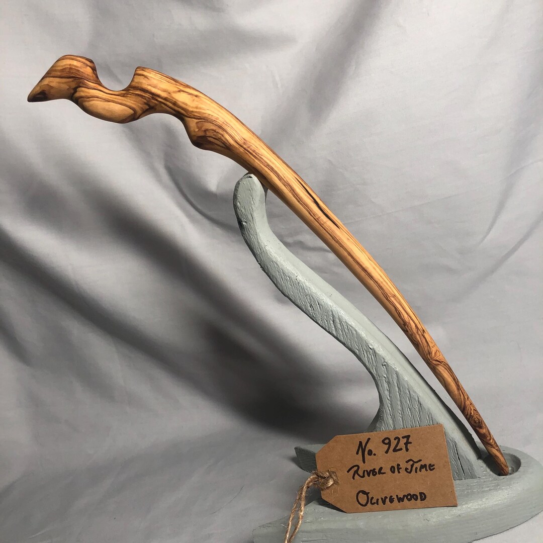 Magic Wand No. 927 River of Time, Olivewood Wand - Etsy