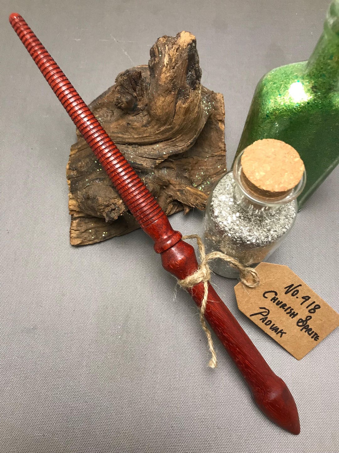 Wood Magic Wand No. 418 Churish Sprite Cosplay Costume Fairy Princess ...