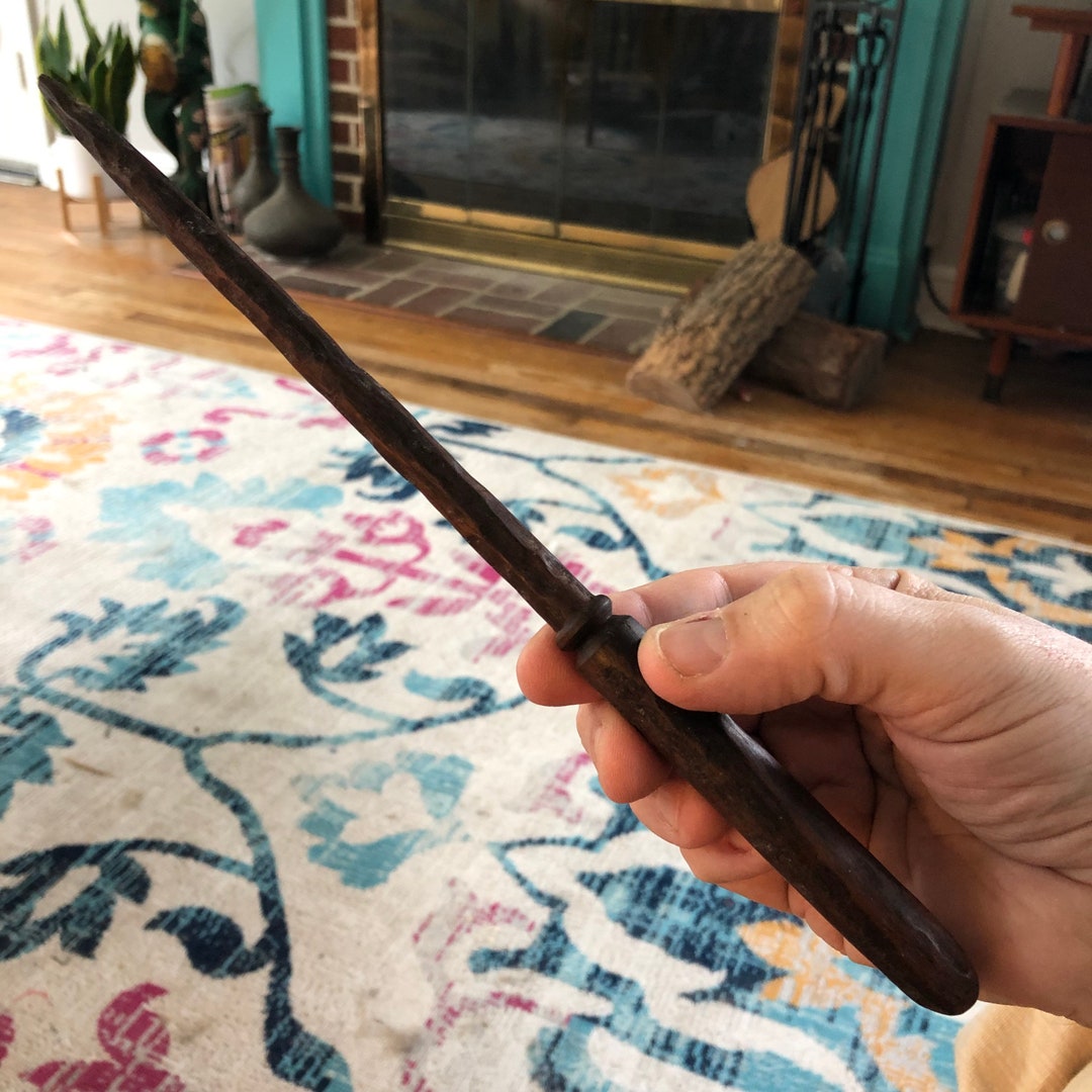 Walnut Wood Magic Wand No. 593 an Offering Wizard Scepter Witch Staff ...
