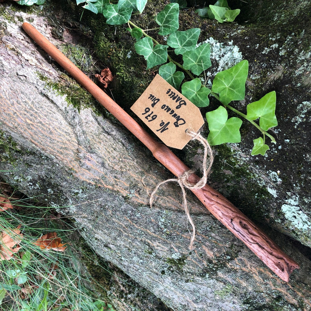 Wood Magic Wand No. 676 Bungalow Bill Wizard Scepter Witch Staff Wicca ...