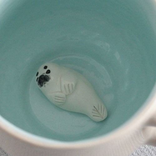 Seal Mug Seal of Approval Seal Coffee Mug Seal Animal | Etsy