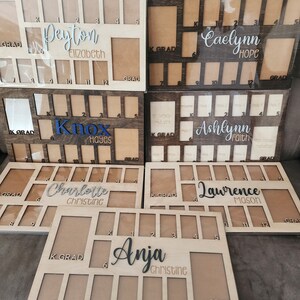 Personalized Pre-k-12 School Photo Frame - Memories - Keepsake Photo ...