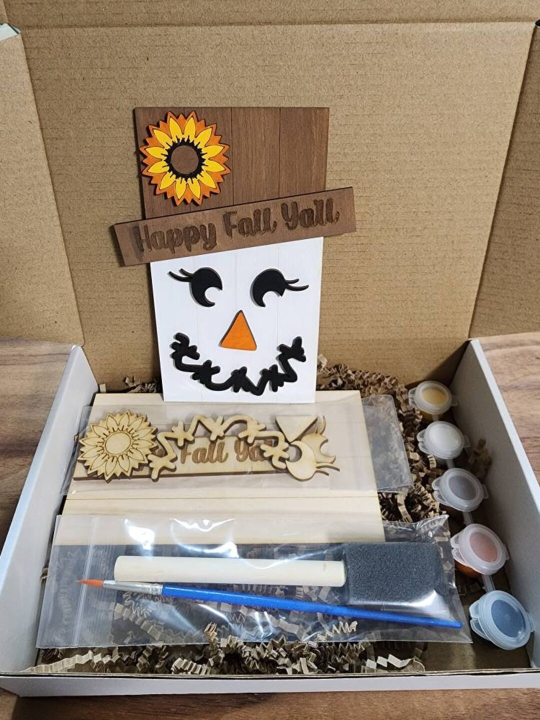 Scarecrow DIY Paint Kit - Craft Kit - Paint Party Kit - Fall ...
