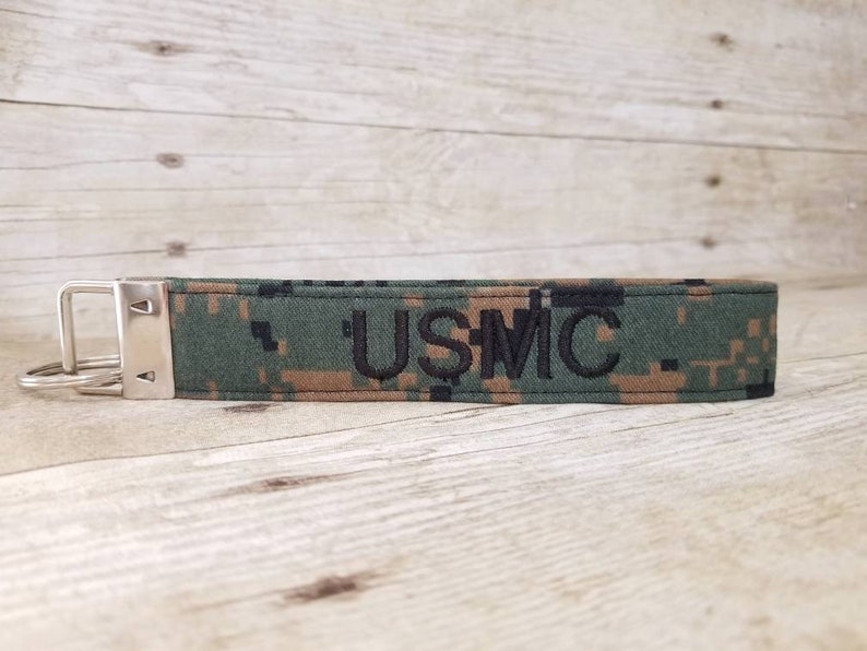 USMC Digital Camo/marpat Keychain Personalized/monogram Key - Etsy