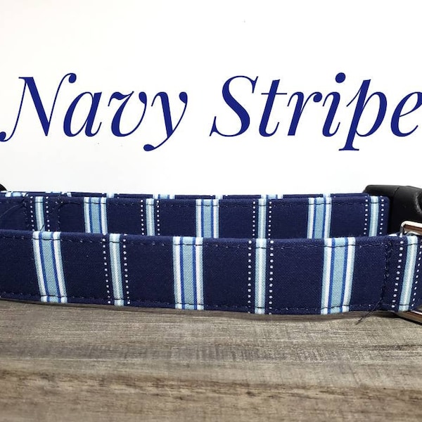 Navy Blue Dog Collar - Etsy