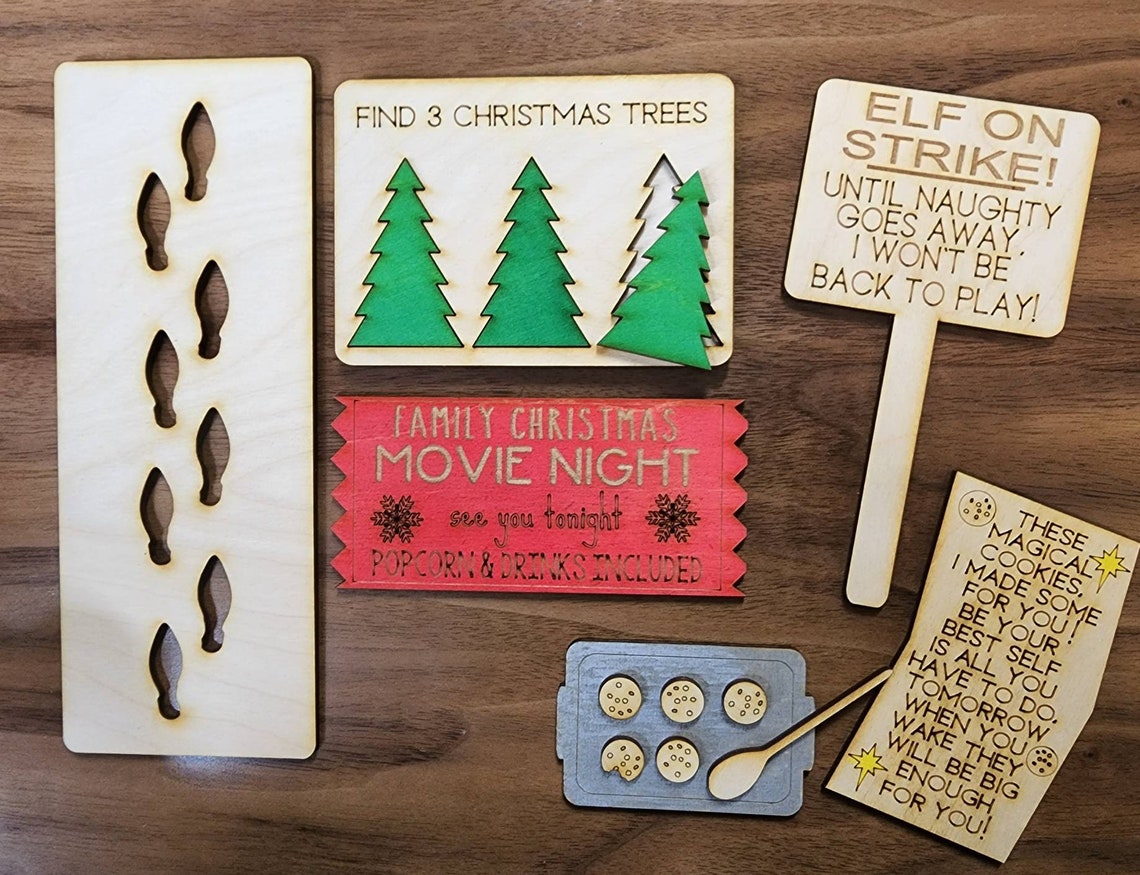 Elf Prop Kit Handmade Christmas December - Etsy