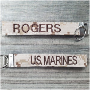 Military Keychain, Personalized Military Gift, ROTC, JROTC, Monogram ...