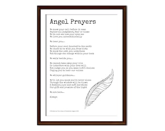 Angel Poem - Etsy