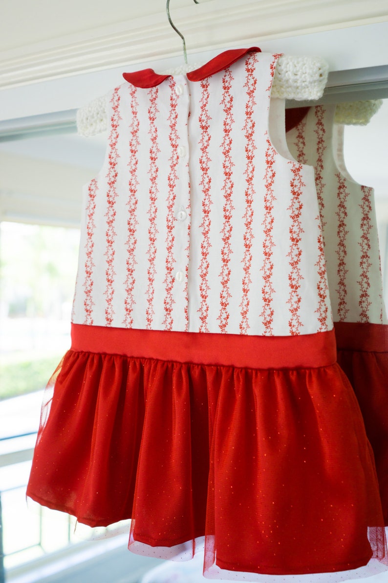Christmas Dress PDF Pattern (sizes 12-18 Months, 2 Years) - Etsy