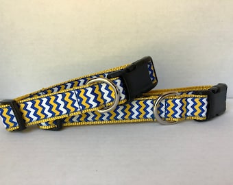 Blue Yellow Chevron | Etsy