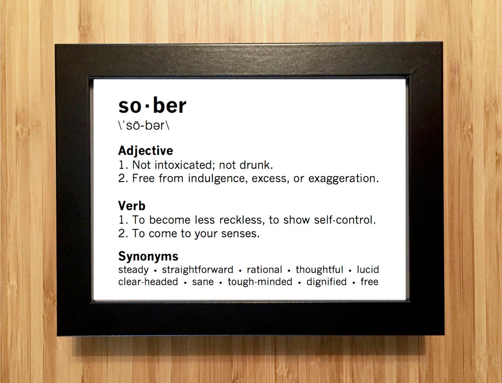 Sobriety gift Sober print sobriety anniversary gift | Etsy Sobriety gift Sober print sobriety anniversary gift | Etsy