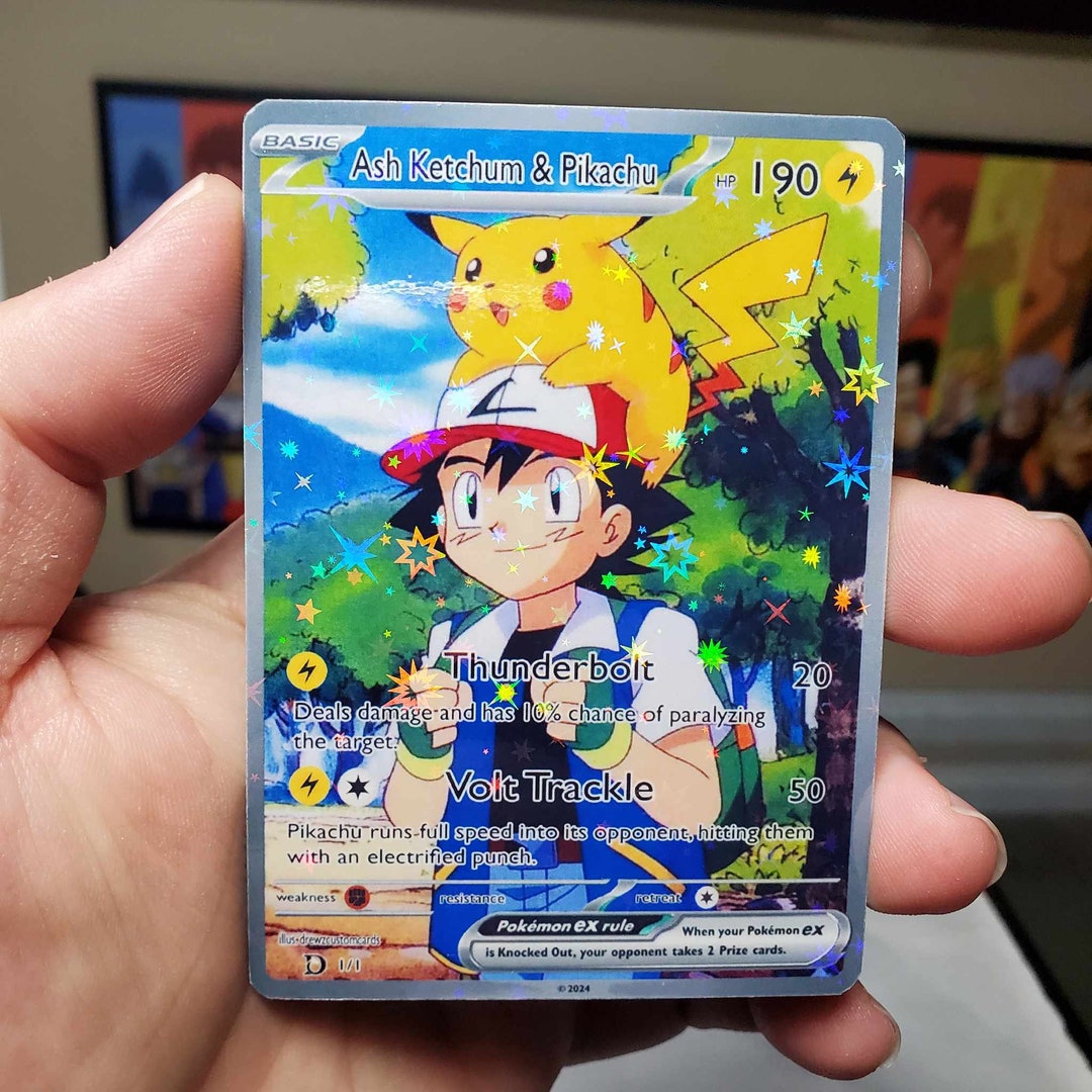 Ash Ketchum & Pikachu - Etsy