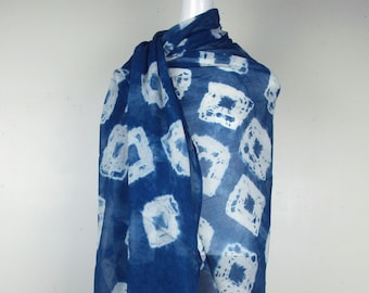 Indigo Scarf - Etsy