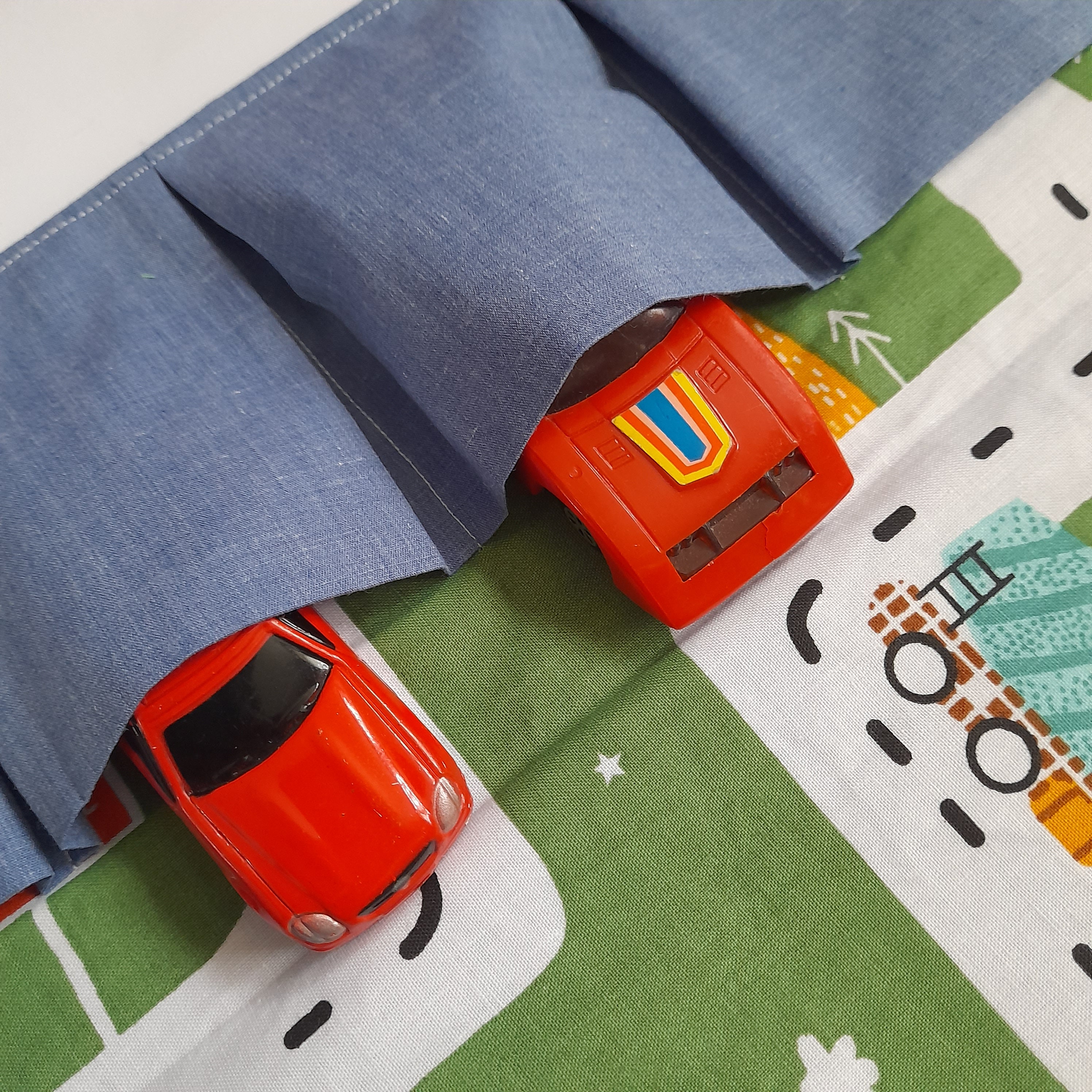 City Play Mat, Fold up Travel Mat, Travel Toy, Travel Game, Travel Car ...