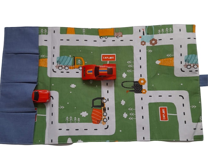 Car Play Mat Sewing Pattern: Fold up Travel Race Track Toy PDF - Etsy ...
