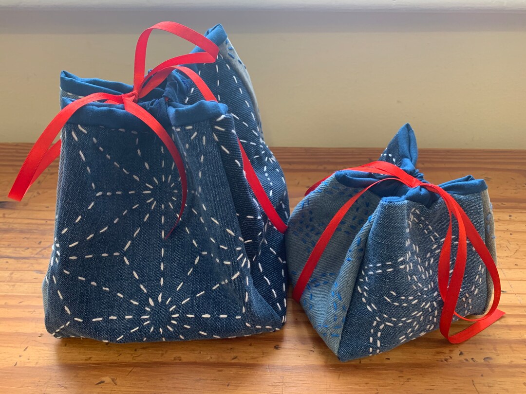 Sashiko Komebukuro 米袋 - Japanese Rice Bags - Etsy