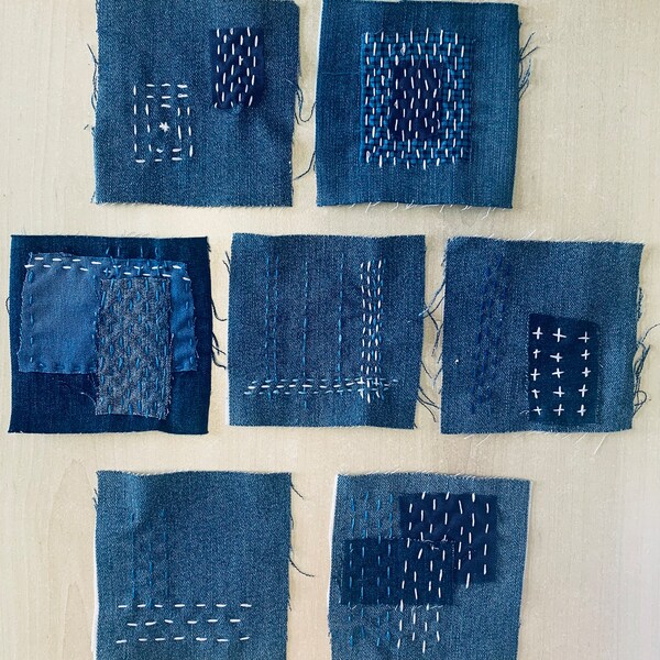 Sashiko Patch - Etsy