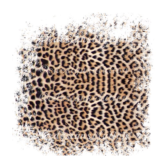 Distressed Leopard PNG Leopard Background Png Cheetah - Etsy