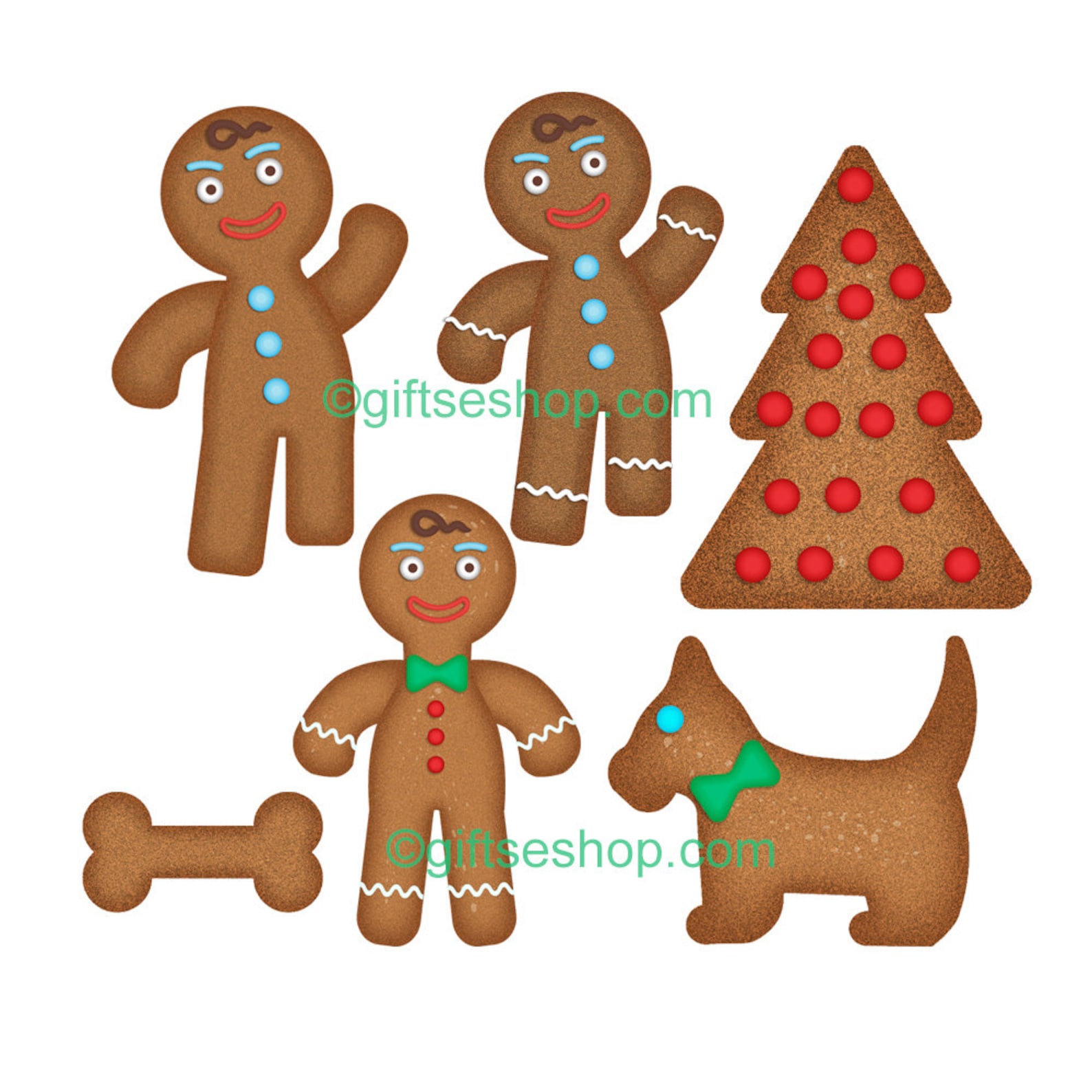 Clipart Gingerbread Men Gingerbread Clipart Gingerbread Man Cookies ...
