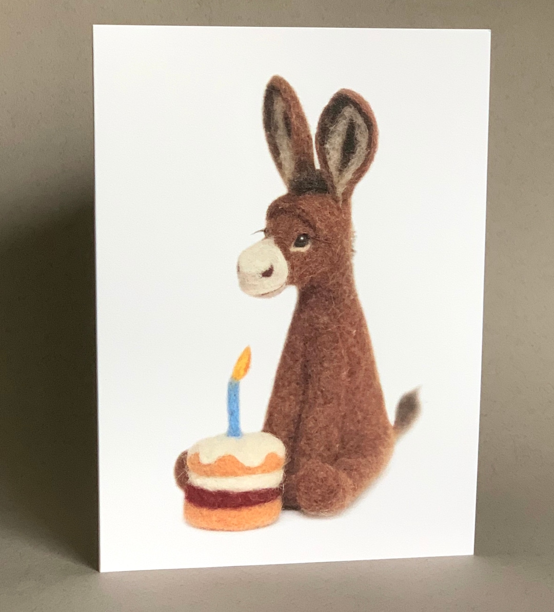Donkey Birthday Card Blank, Birthdays, Greetings, Birthday, Card for ...