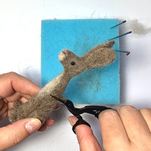 Needle Felted Hare ‘PDF’ Instructions - This is NOT a Kit - Etsy UK