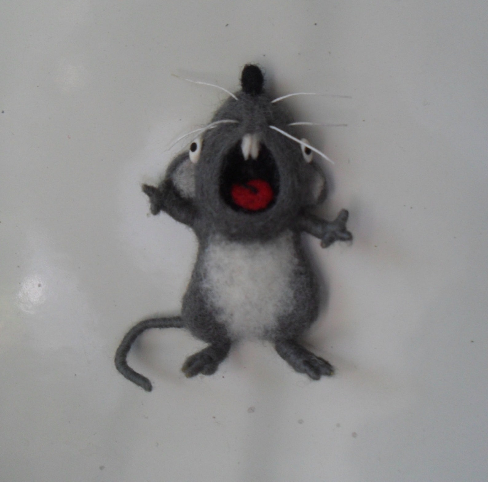 Needle Felted Mouse mouse magnet cute little mouse soft | Etsy