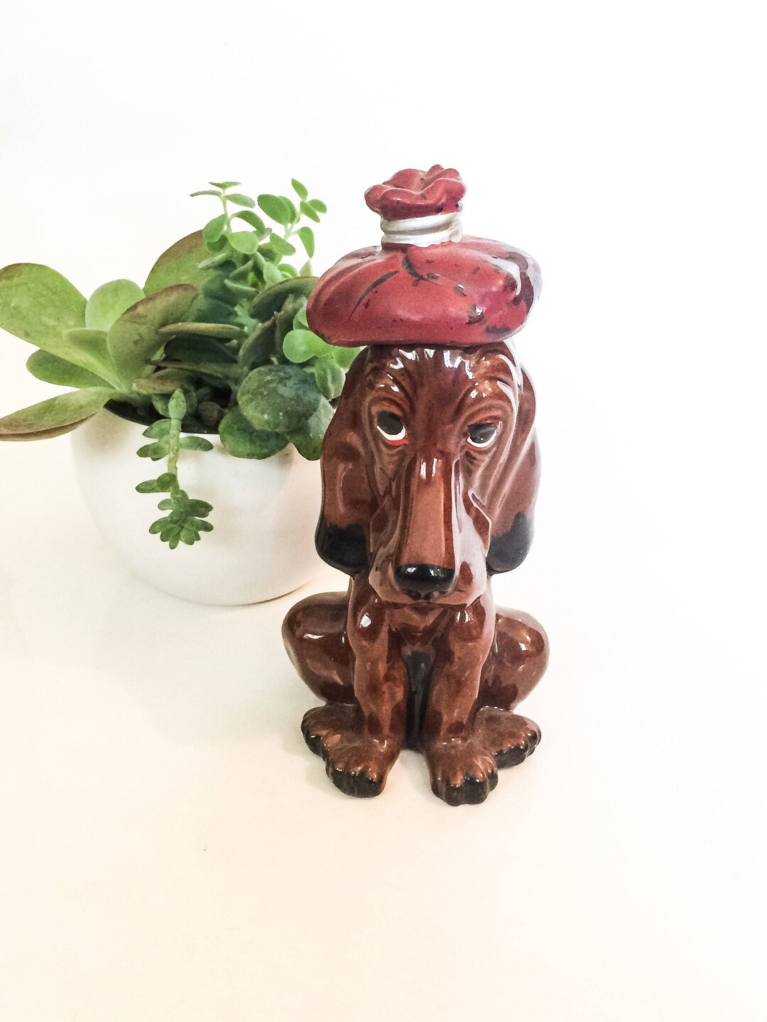 Enesco Japan Sad Hangover Hound Dog Decanter - Etsy