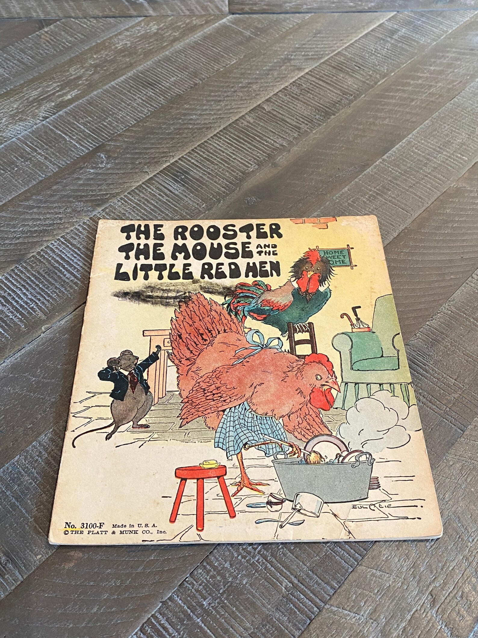 The Rooster, the Mouse and the Little Red Hen **FREE SHIPPING** - Etsy