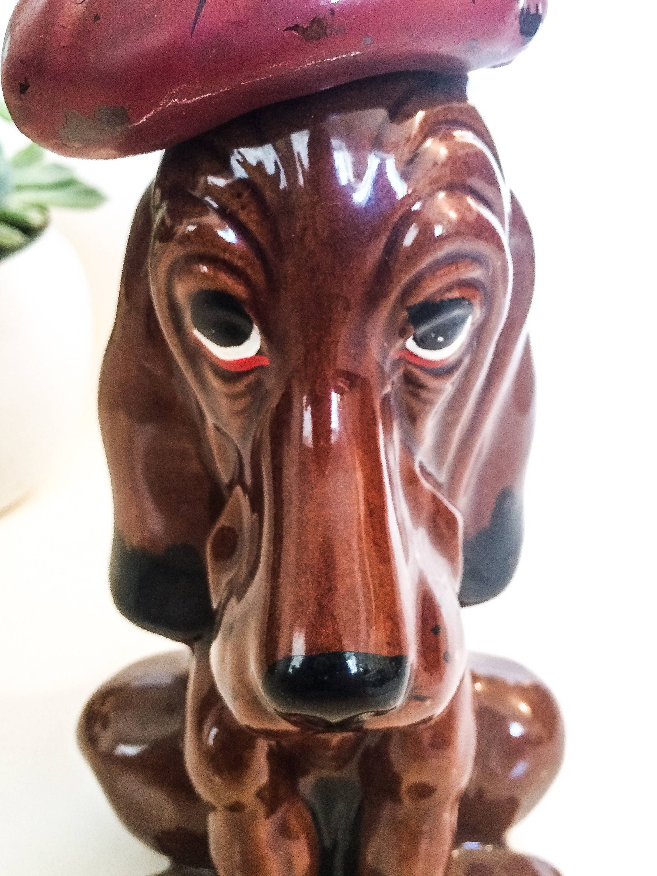 Enesco Japan Sad Hangover Hound Dog Decanter - Etsy