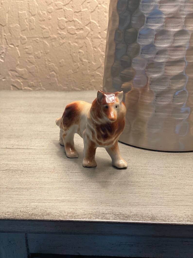 Vintage Dog Laddie Collie Figurine Dog Figurine - Etsy